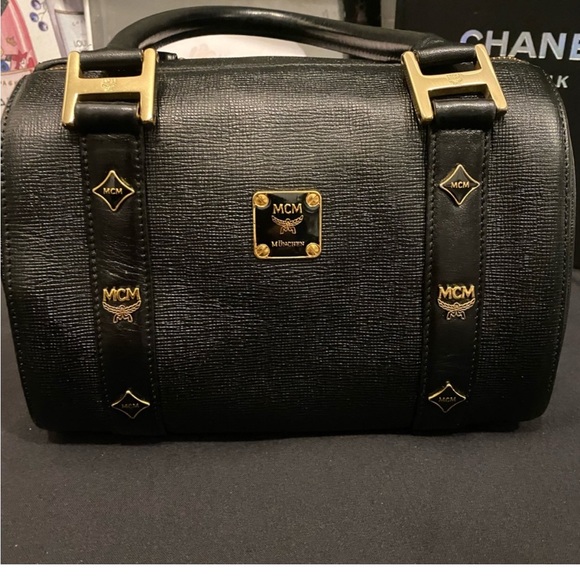 MCM | Bags | Mcm Mini Boston Bag | Poshmark